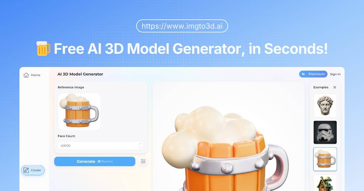 Free AI 3D Model Generator | Peerlist