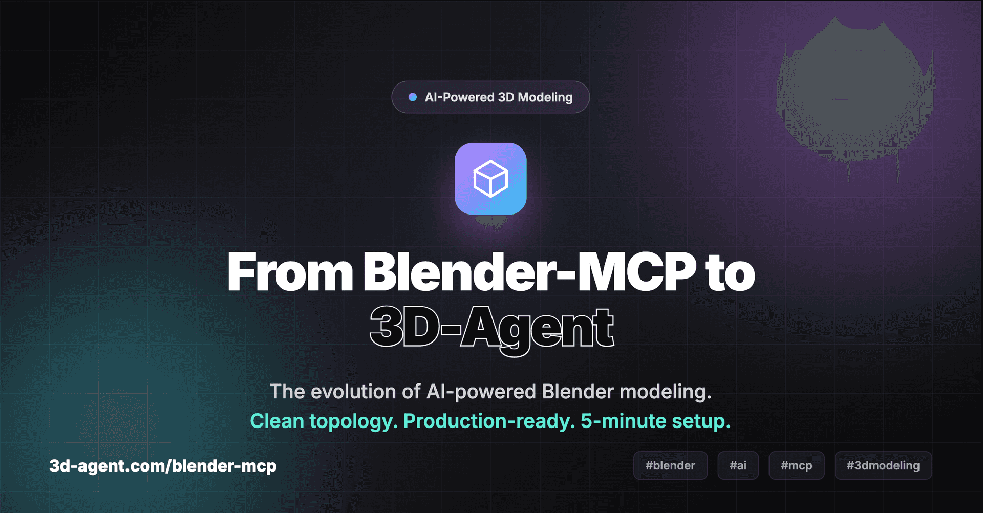 Blender AI Plugin: From Blender-MCP to 3D-Agent