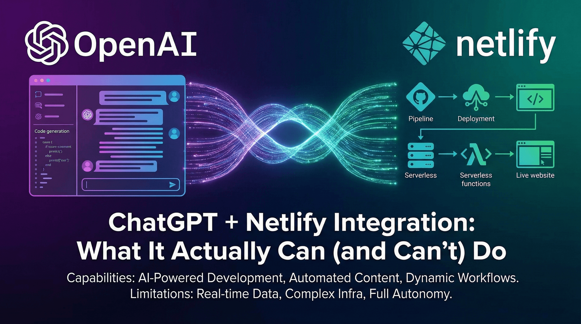 ChatGPT Netlify Integration: What It Actually Can (and Can’t) Do