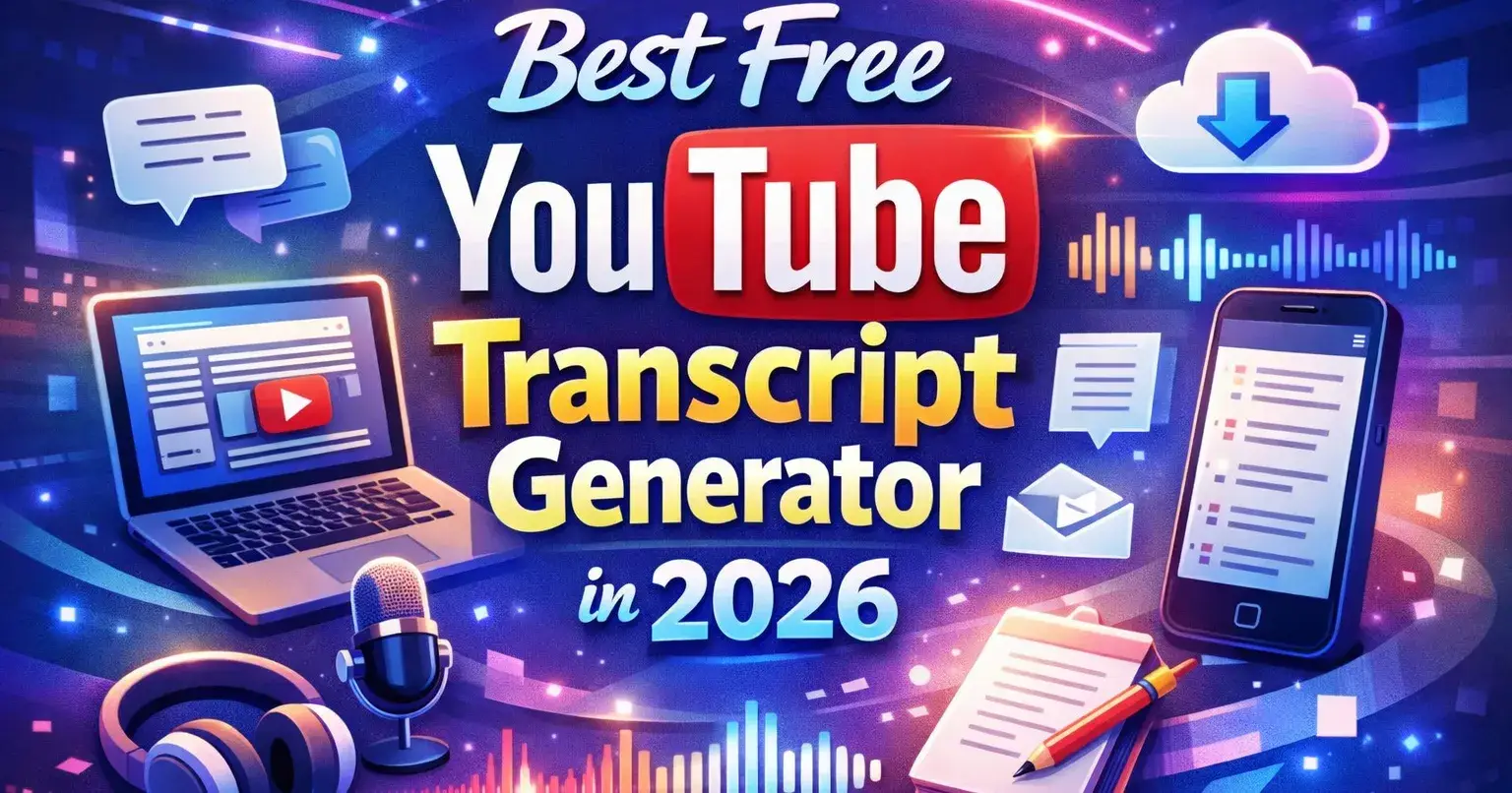 Best Free YouTube Transcript Generator in 2026