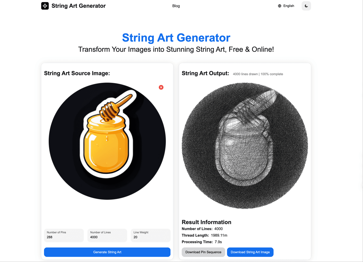 String Art Generator | Peerlist