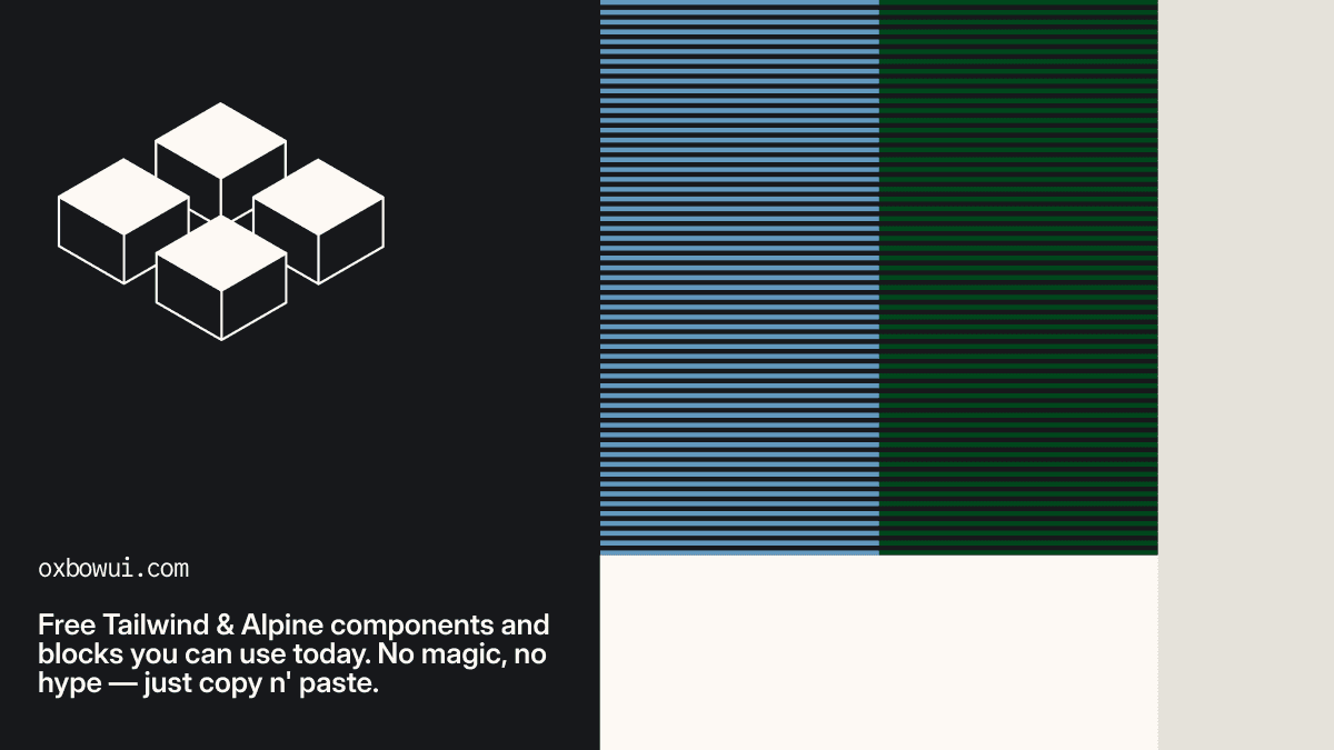 Oxbow UI — Open Source | Peerlist