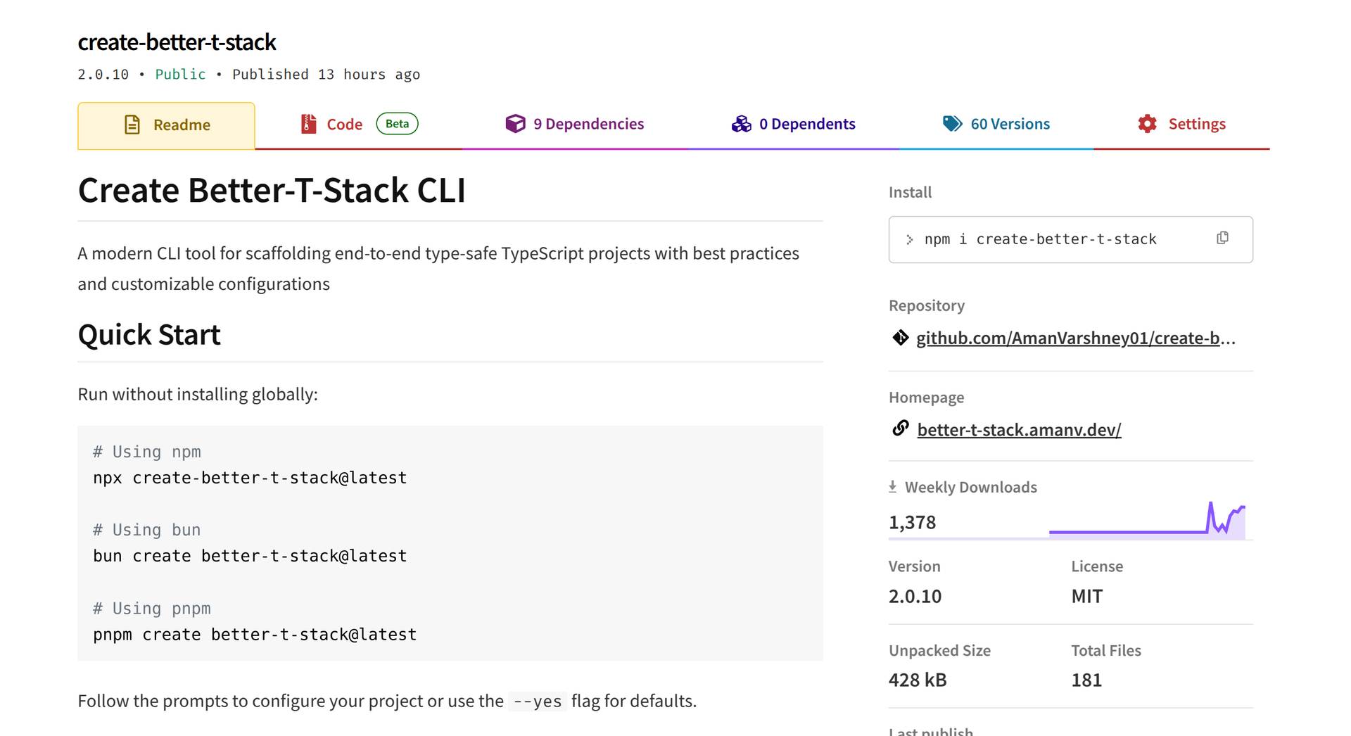 Create Better T Stack | Peerlist