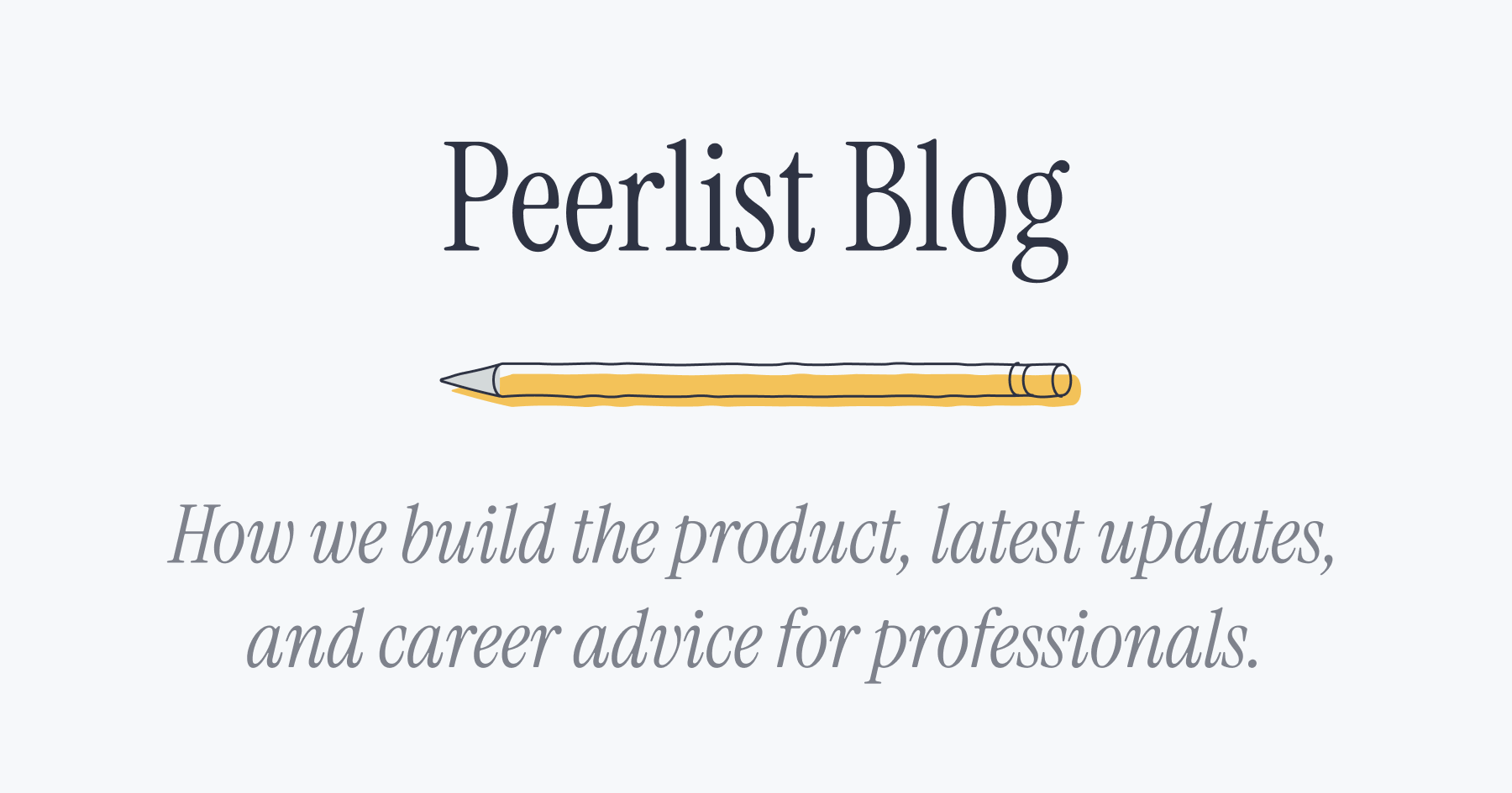 Articles on Engineering, Product and Startups: Peerlist Blog