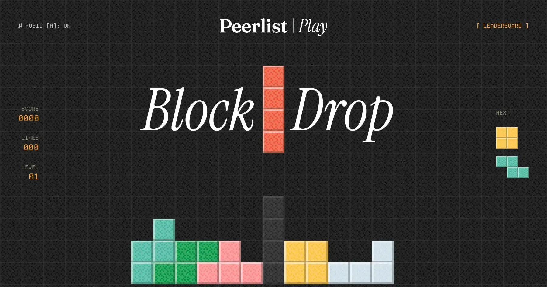 Play Online Game - BlockDrop