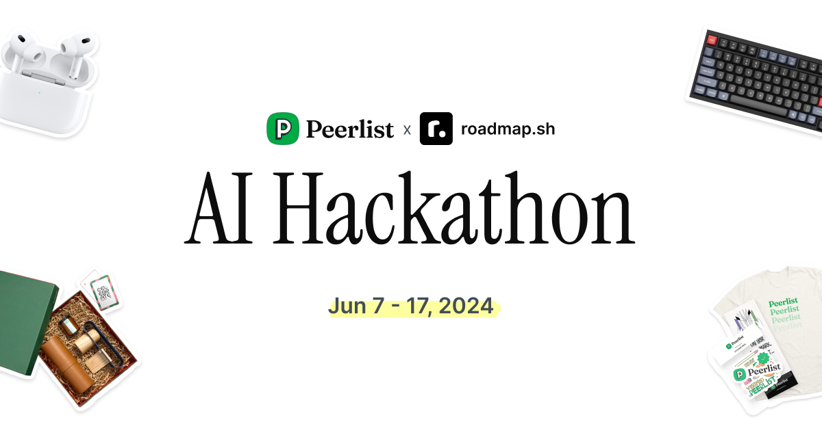 AI Hackathon by Peerlist + Roadmap.sh